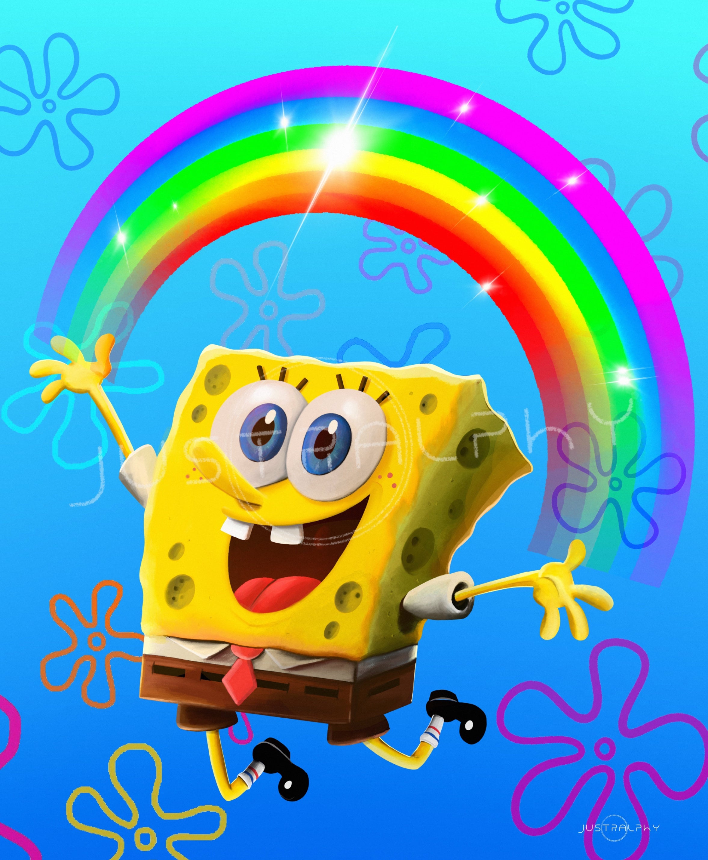 Imagination Spongebob Wallpaper
